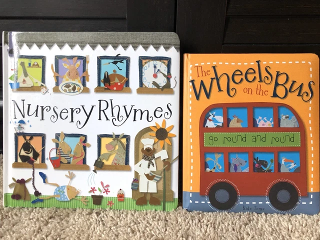 NURSERY RHYMES AND The Wheels On The Bus Board Libri di Kate Toms EUR ...