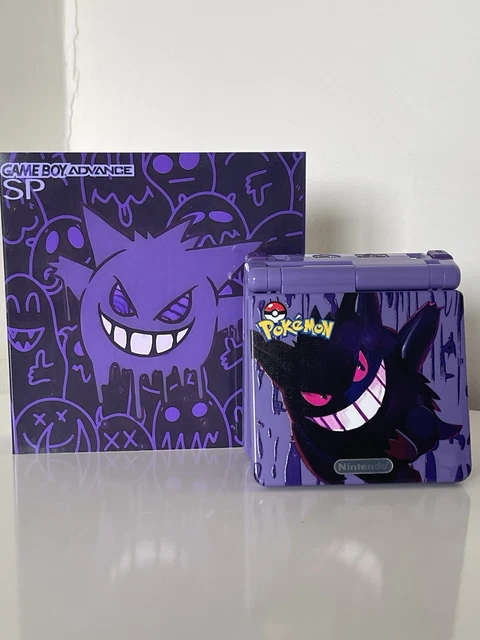 GAMEBOY ADVANCE SP Genger With IPS V5 Screen + Funnyplaying Battery Mod £210.00 - PicClick UK