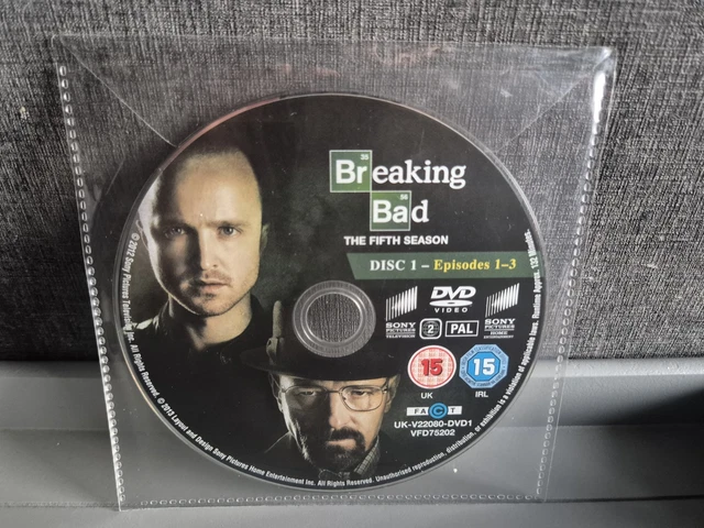 BREAKING BAD - Season 5 [DVD] Replacement Disc 1, Episodes 1-3,Disc ...