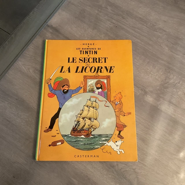 TINTIN LE SECRET de la licorne B40 Casterman 1973 Très Bon État EUR 10 ...