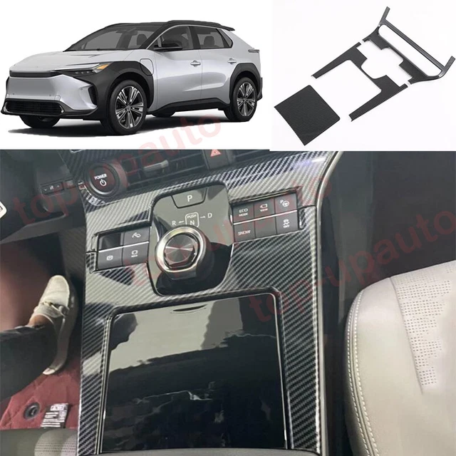 FOR TOYOTA BZ4X 2022 2023+ ABS carbon Gear Box Surround Trim Shifter ...