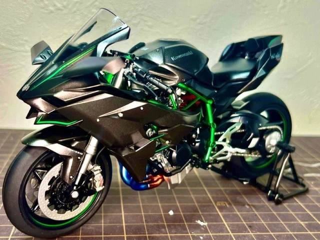 TAMIYA 1/12 KAWASAKI Ninja H2R Finished Painted Model Motorcycle ...