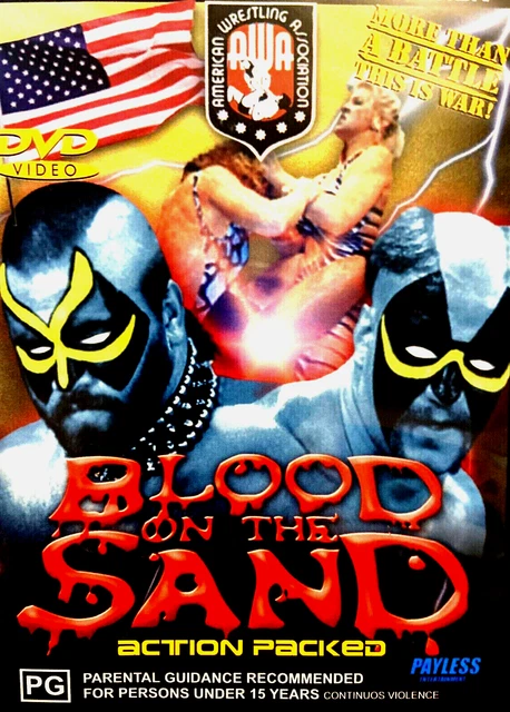 AWA AMERICAN WRESTLING Association DVD Blood On The Sand 2 Hours 80s ...
