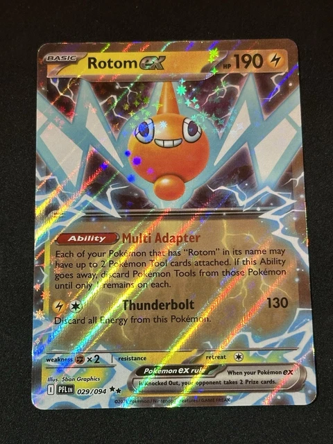 2025 POKEMON PHANTASMAL Flames PFL EN Rotom ex Double Rare #029/094 £3. ...