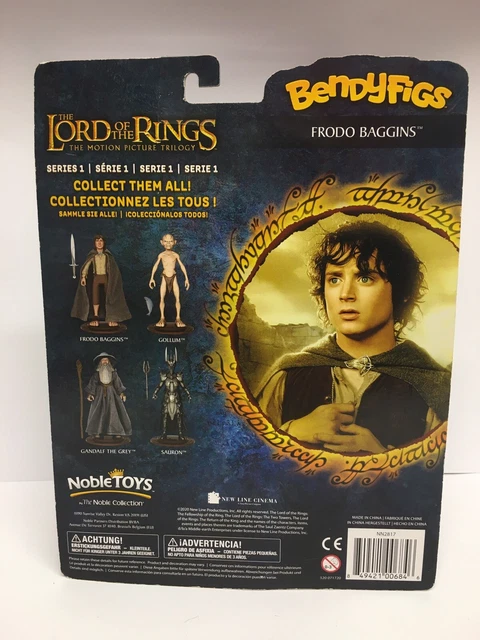 LORD OF THE rings Bendyfigs Frodo Baggins figure Mint In Packaging EUR ...