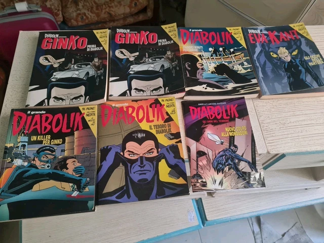 DIABOLIK FUMETTI VARI SPECIALI Mondadori Anni Giussani Angela Luciana ...