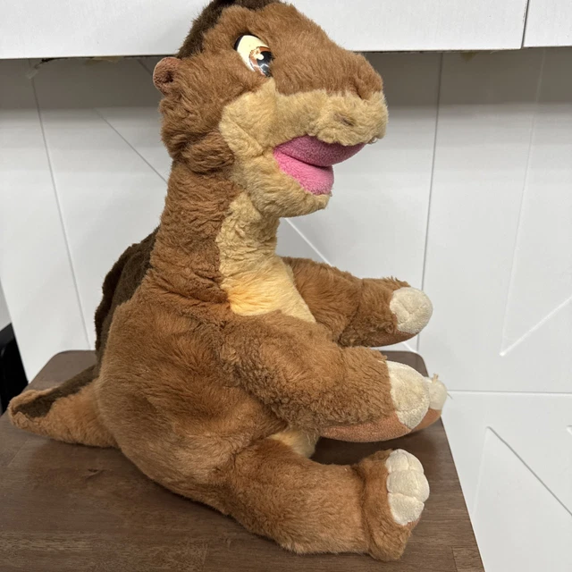1988 GUND LAND Before Time Littlefoot 17 Inch Dinosaur Plush Stuffed ...