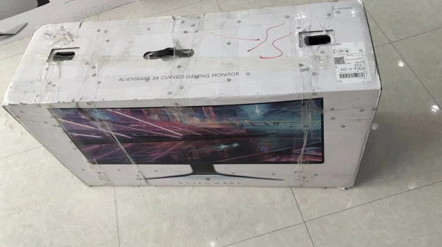 ALIENWARE CURVED GAMING Monitor AW3821DW 37.5" 3840x1600 1ms 144Hz 21:9 ...