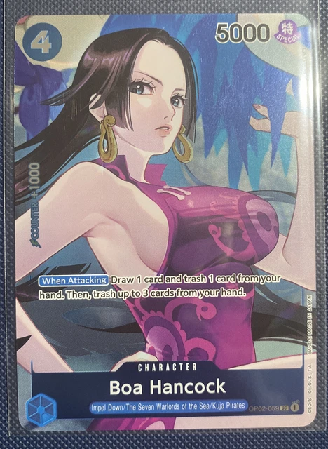 ONE PIECE CARD Game Paramount War Boa Hancock OP02-059 UC Box Topper English EUR 9,19 - PicClick FR