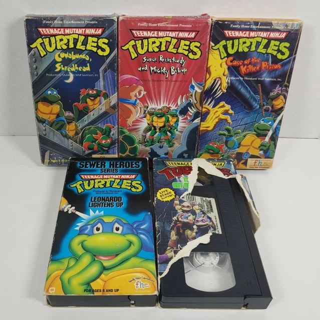 TEENAGE MUTANT NINJA Turtles VHS Lot Of 5 TMNT EUR 26,53 - PicClick FR