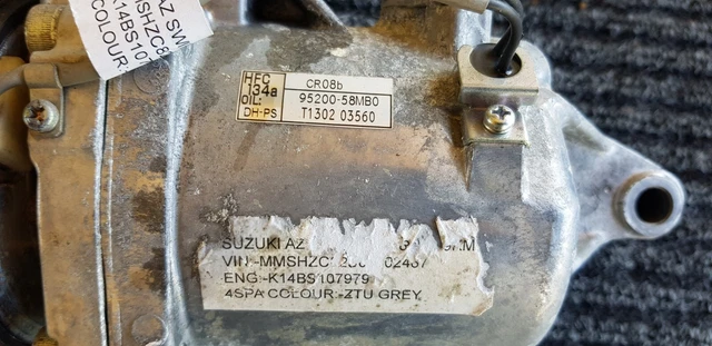 SUZUKI FZ SWIFT Thailand Built HZC82S K14B 1.4LT Air-Con Compressor 2/ ...