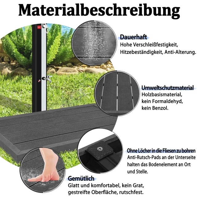 Bodenplatte Fur Gartendusche