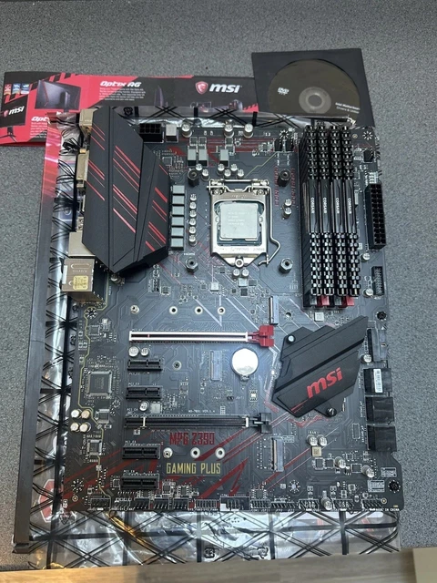 MOTHERBOARD CPU RAM Bundle - I5 9600k, MSI MPG Z390 Gaming Plus, 32GB ...