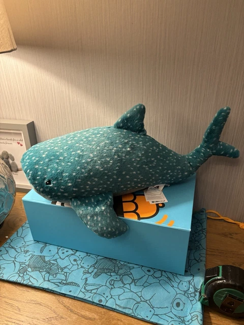 #001 - JELLYCAT Gobfrey Whale Shark - BNWT £45.00 - PicClick UK