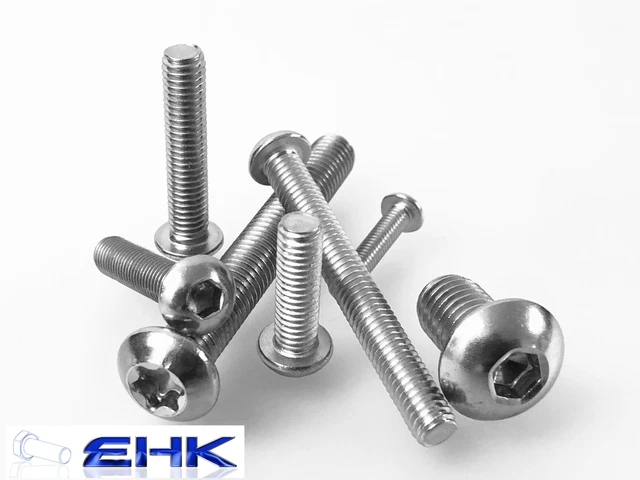 LINSENKOPFSCHRAUBEN M2/M3/M4/M5/M6/M8/M10 ISO 7380 7381 Flansch Edelstahl EUR 4,28 - PicClick FR