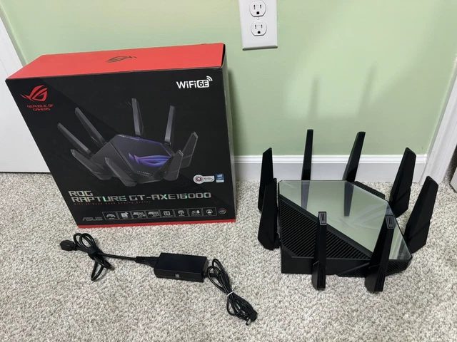 ASUS ROG RAPTURE GT-AXE16000 Quad-Band Wi-Fi 6E Gaming Router $429.99 ...