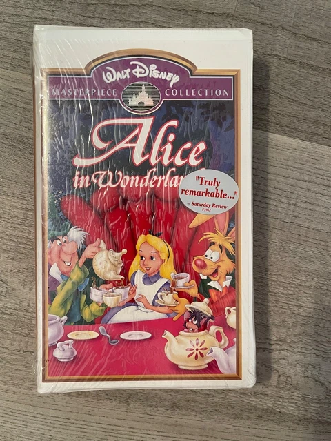 WALT DISNEY MASTERPIECE Alice In Wonderland VHS Brand New Sealed $19.76 - PicClick CA