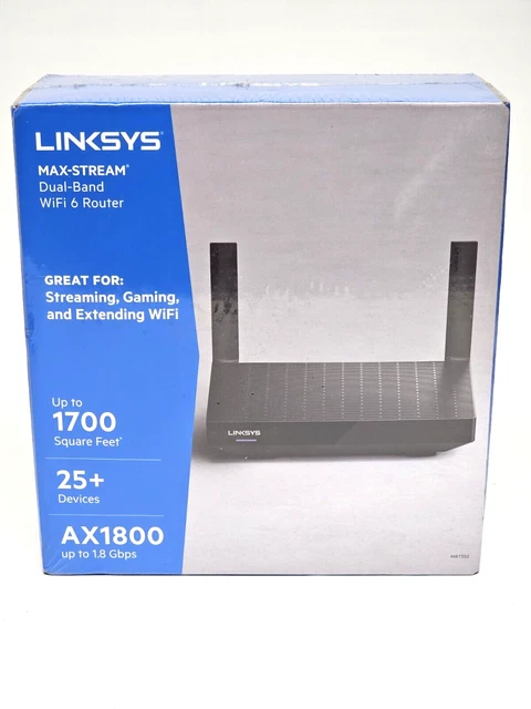 NEW LINKSYS MR7350 AX1800 Max-Stream Dual-Band Wi-Fi 6 Router $37.95 ...