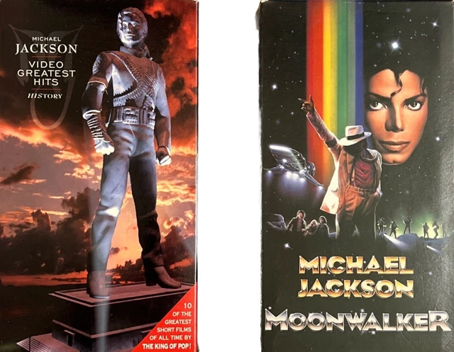 MICHAEL JACKSON MOONWALKER VHS Tape 1989 Video Greatest Hits History ...