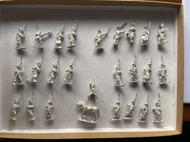 28MM CALPE MINIATURES French Napoleonic Light Infantry Battalion #1 £37 ...