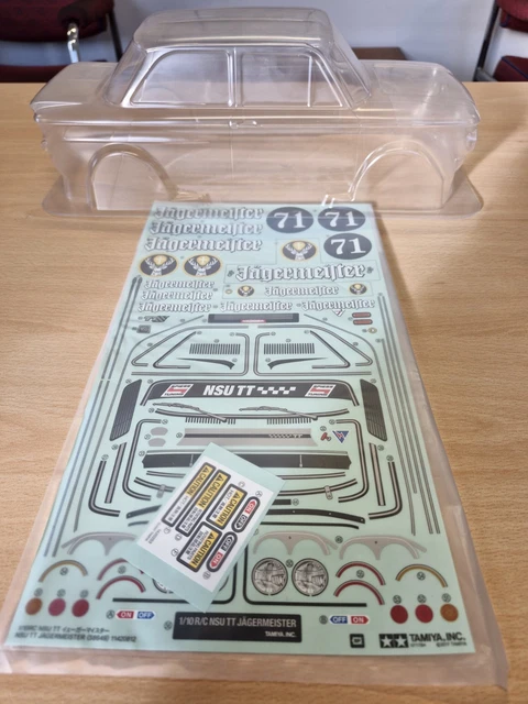 TAMIYA M05 NSU TT Bodyshell, sticker pack and box £11.12 - PicClick UK