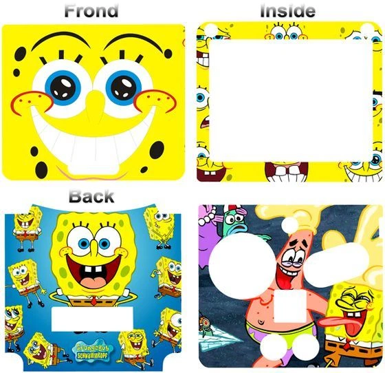 SPONGEBOB SQUAREPANTS SKIN STICKER fr Gameboy GBA SP #1 $7.40 - PicClick CA