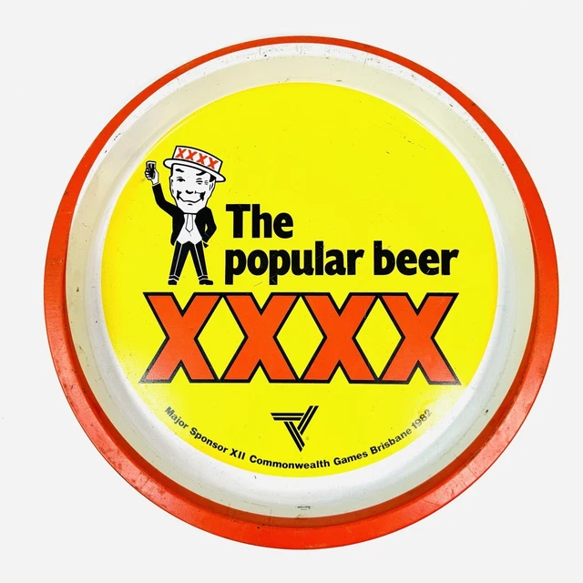 MR FOUREX XXXX The Popular Beer Vintage Metal Tray Bar Man Cave Games ...