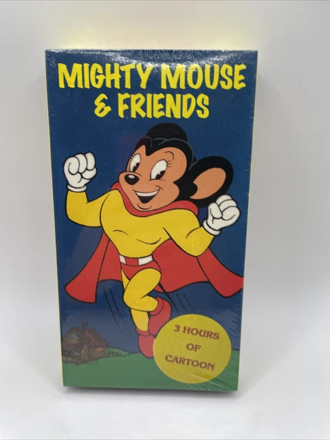 VHS MIGHTY MOUSE And Friends, 3 Full Hours Of Cartoons (VHS, 2000 ...