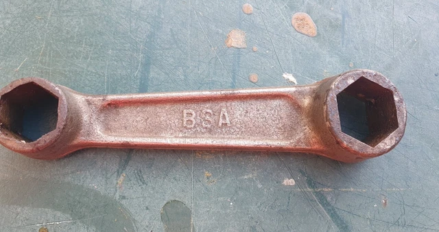 VINTAGE BSA MOTORCYCLE Tool Kit Spanner Genuine BSA Tool £1.00 ...
