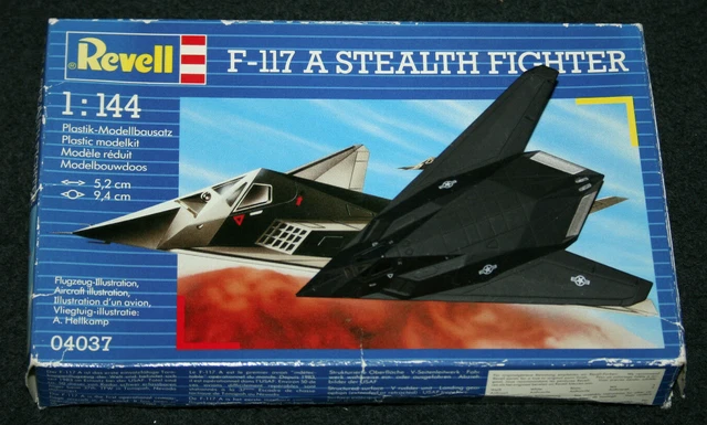 REVELL F-117 A Stealth Fighter 1:144 scale model plane kit 04037 and ...