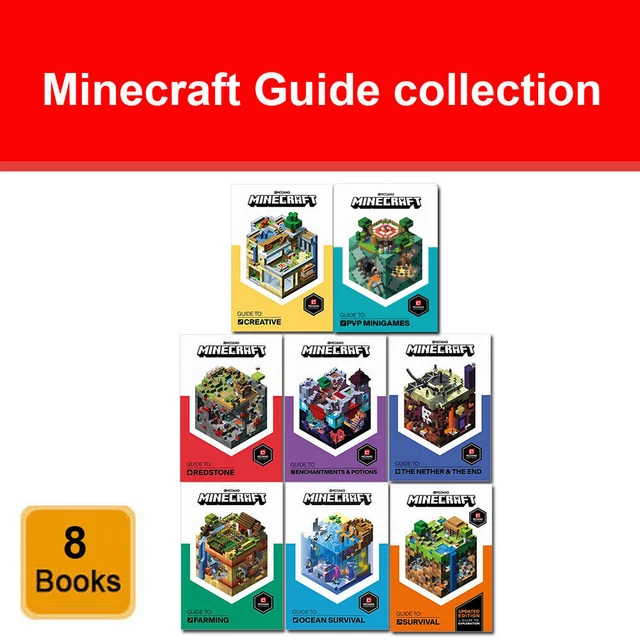 MINECRAFT GUIDE COLLECTION 8 Books set An Official Minecraft Book From ...