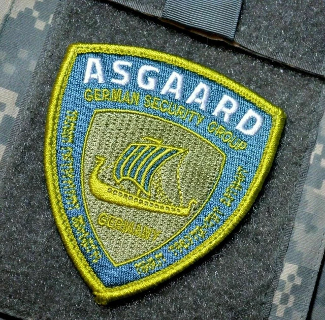 GERMAN PMC DIPLOMATIC SECURITY DSS ASGAARD GSG vêlkrö INSIGNIA: BAGHDAD ...
