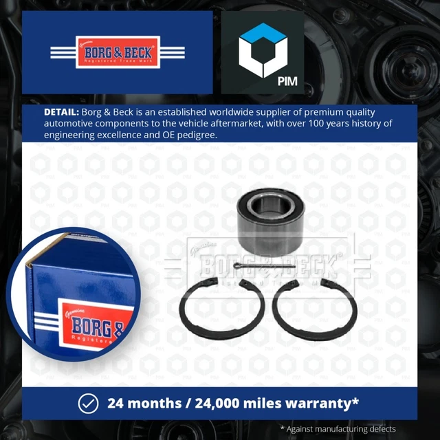 WHEEL BEARING KIT fits VAUXHALL NOVA Front 82 to 93 B&B 0328104 1603192 ...