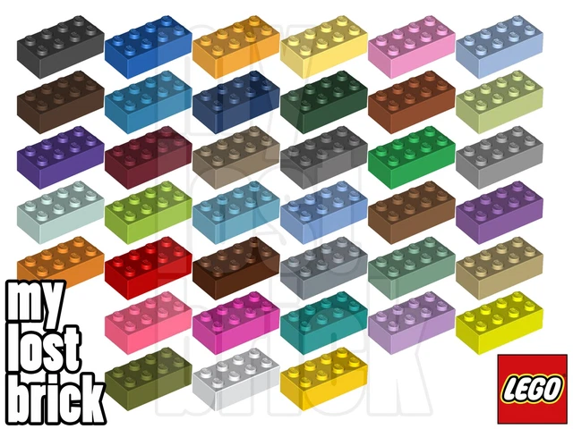 LEGO - PART 3001 - Bricks 2x4 (MULTIPACK) + NEW + SELECT COLOUR ...
