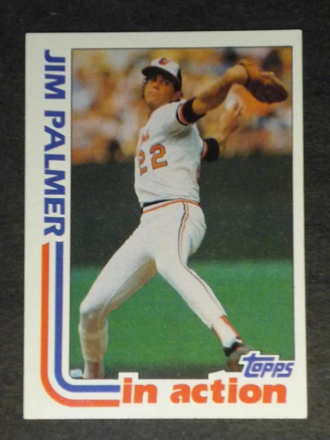 1982 TOPPS JIM Palmer in Action #81 NM/MT OR BETTER 002 EUR 2,80 ...