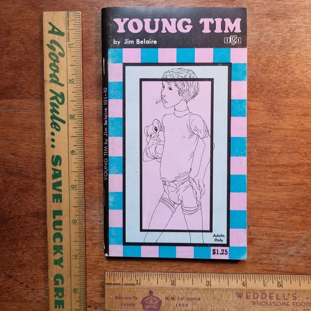 YOUNG TIM VINTAGE 1968 Gay Pulp Fiction Paperback Sleaze 101 ...