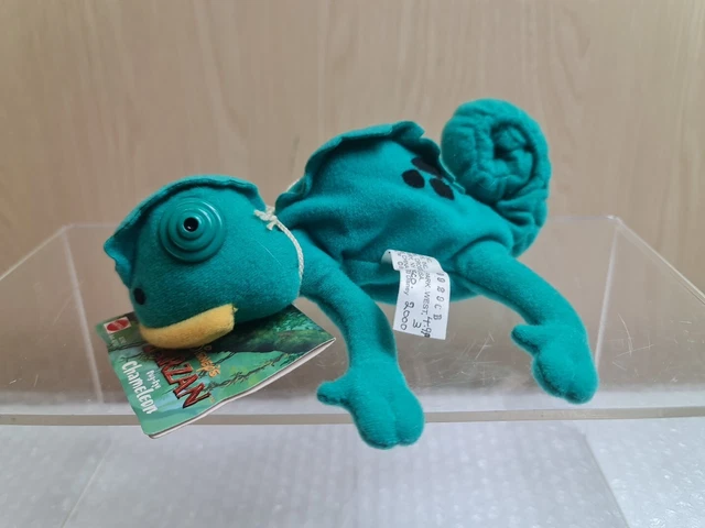 DISNEY'S TARZAN 1999 Bug Eye Chameleon Plush Beanie Toy Mattel £14.99 ...