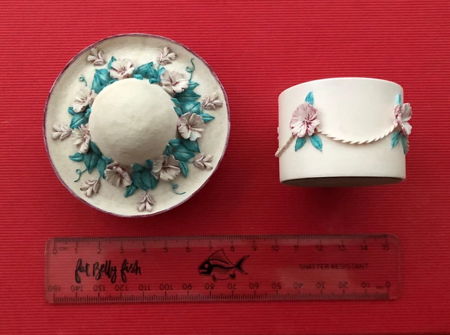 VINTAGE WILLOW HALL Hat Trinket Box By Jane Asher 1998 £4.99 - PicClick UK