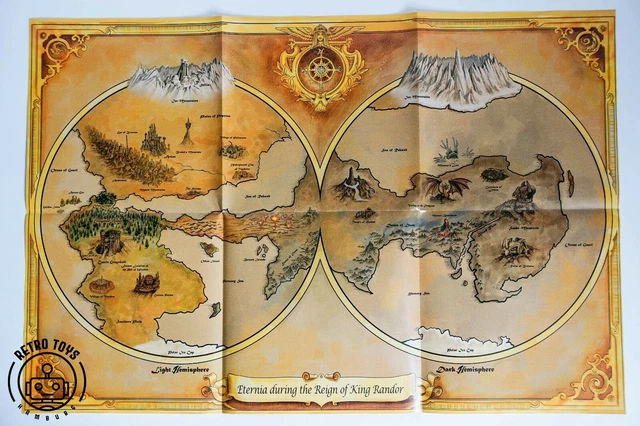 MASTERS OF THE Universe Classics Ancient Eternia Poster - Maps Of ...