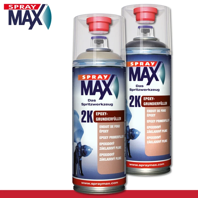 KWASNY SPRAYMAX 400 Ml 2K Époxy-Primer 2 Couleurs Au Choix EUR 23,94 ...