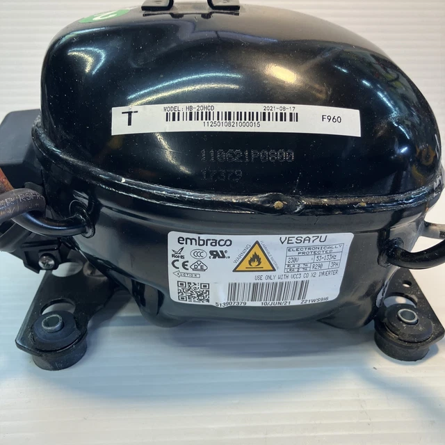 EMBRACO VESA7C COMPRESSOR Refrigeration Compressor And Components $49. ...
