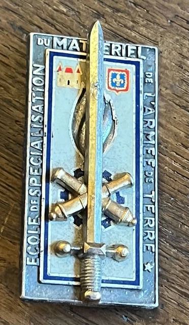 INSIGNE MILITAIRE PUCELLE École de spécialisation du matériel de l ...