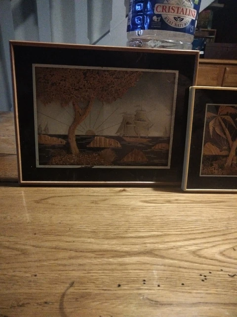 CADRE TABLEAU DIORAMA en Liège Décor Marine EUR 6,00 - PicClick FR