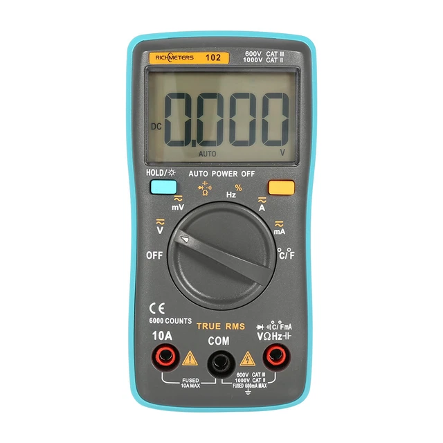 DIGITAL MULTIMETER MEASURING Instrument AC/DC Ammeter Voltmeter ...