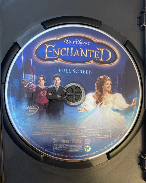 WALT DISNEY’S ENCHANTED (DVD, 2008) Full Screen FREE SHIPPING in Canada ...