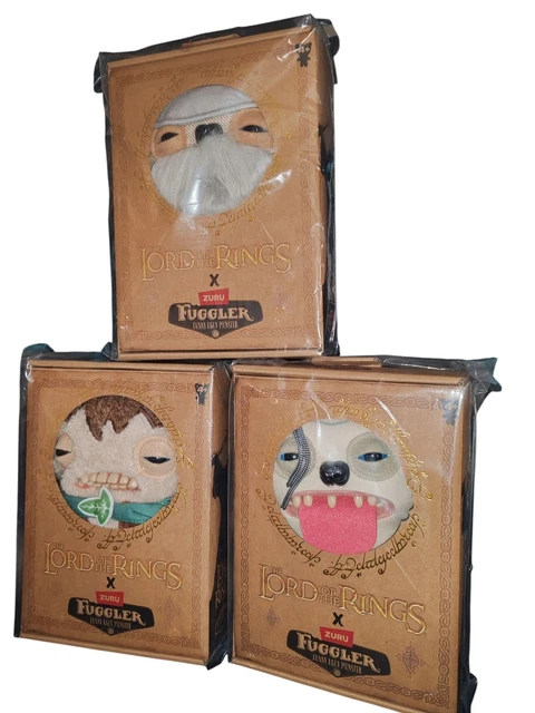 FUGGLERS LORD OF the Rings 3 pack Bundle Gandalf Smeagol & Frodo Brand ...