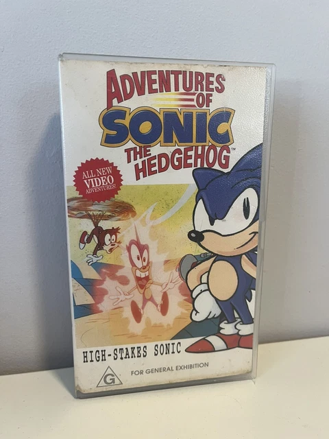 ADVENTURES OF SONIC The Hedgehog - High Stakes Sonic (VHS) AUS Release ...