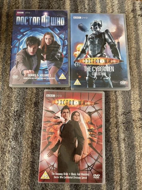 DOCTOR WHO DVD Bundle - The Cybermen Collection, Runaway Bride + Music ...