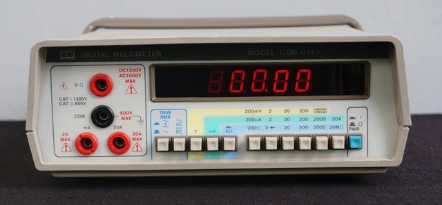 GW INSTEK DIGITAL Multimeter GDM-8145 - 230V EUR 147,34 - PicClick FR