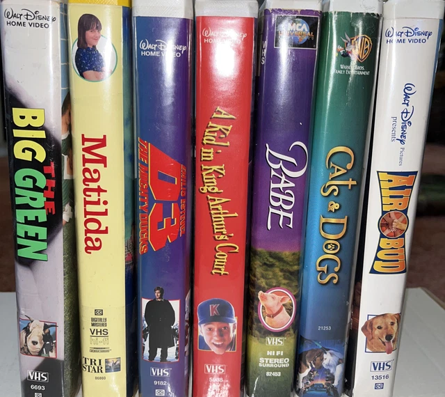 Lot Of 7 Walt Disney Vhs Tapes £1132 Picclick Uk